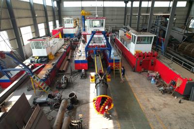 中国 1800~2200m3/h 砂掘削プロジェクト用ディーゼル砂掘削ドレーガー 販売のため