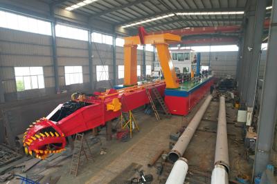 중국 14.5m Spud Length Sand Mining Dredging Gravel Dredging Equipment for Discharge Distance..5m Spud Length Sand Mining Dredging Gravel......... 판매용