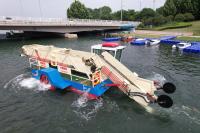 China Aquatic Weed Harvester 5 CBM Hopper 75kw Engine for sale