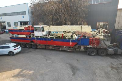 Cina 24 m3/h Macchina idraulica per la raccolta di giacinti acquatici / Macchina acquatica per la raccolta di erbacce con motore diesel in vendita