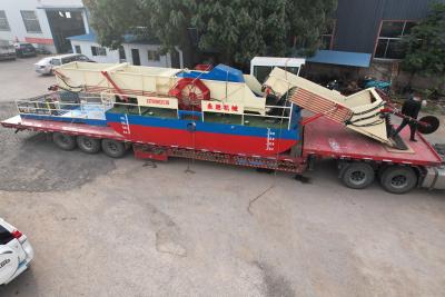 Cina 24 m3/h Macchina idraulica per la raccolta di giacinti acquatici / Macchina acquatica per la raccolta di erbacce con motore diesel in vendita