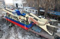 China High Performance Small River Cleaning Boat Wheel Driven for sale