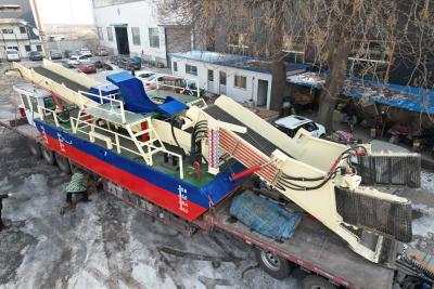 中国 600mm 水中雑草刈り機 浅瀬用 ディーゼルエンジン 販売のため