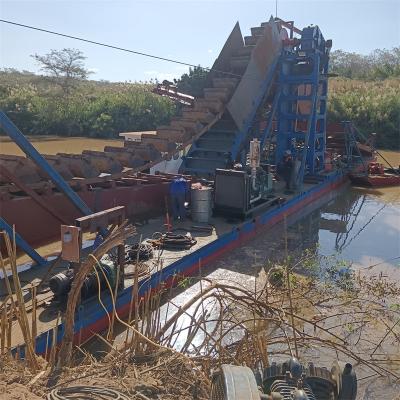 China Máquina de dragagem de ouro de 7000m3 12 polegadas 300 cúbicos para seleção de ouro nas margens do rio e seleção de ouro em terra seca for sale