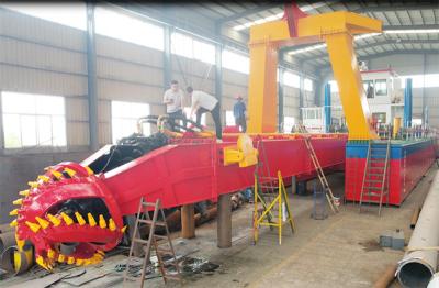 China 14m Dredging Depth Cummins Marine Engine Diesel Engine Small Dredger Machine For Sand Dredging for sale