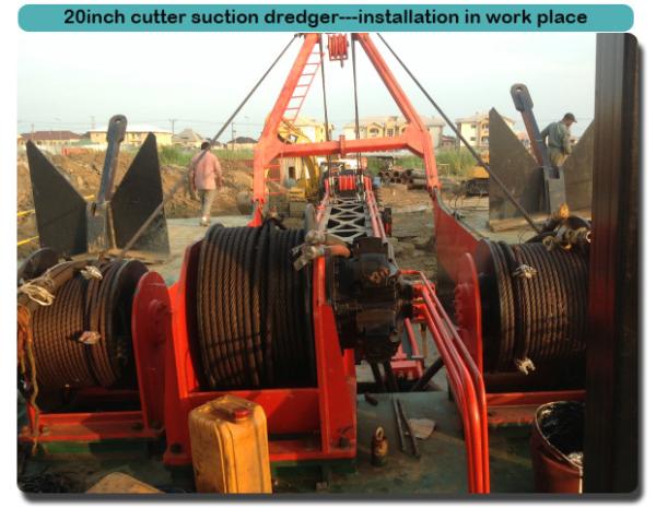 Quality YSCSD600 20 Inch Hydraulic Cutter Dredger Equipment Sea Sand Dredging 100L/h for sale