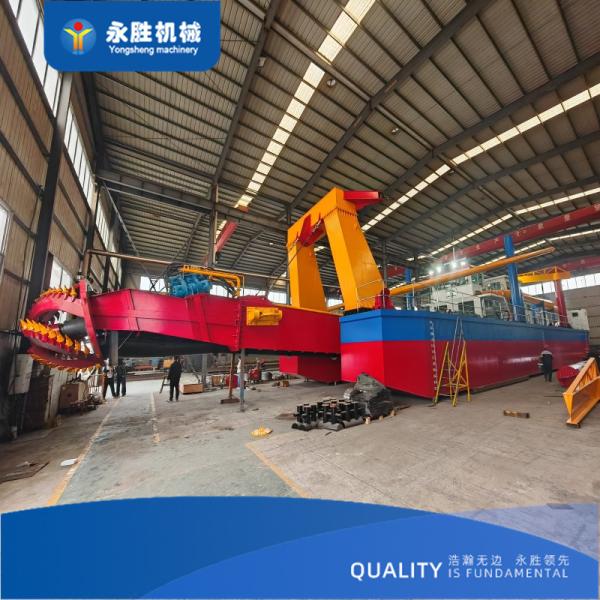 Quality Model 16 Inch Cambodia Hydraulic Cutter Suction Dredger Can Dig Canals Up To 15 for sale