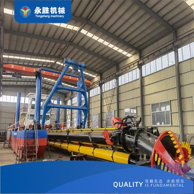 China Sri Lanka 18 polegadas 3800m3/h cortador hidráulico dragadora de sucção para dragagem de docas costeiras for sale