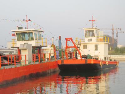 China 24 Inch Hydraulic Dredger Vessel Dredging Desludging Dredging With Cutter Head Dredging Depth To 15 Meters for sale