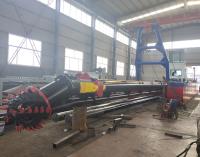 China High-Performance Cutter Suction Dredger with a red color for Versatile Sand Mining for sale