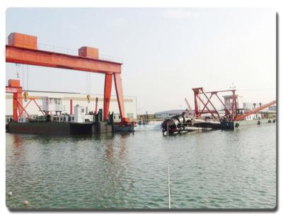 Cina 15m Dredging Depth Anchoring Boom 700mm  Cutter SuctioSand Dredger 1.5m Cutter Head in vendita