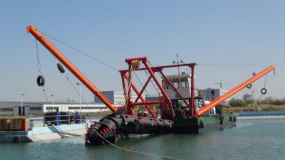 Cina 15m Dredging Depth Anchoring Boom 700mm  Cutter SuctioSand Dredger 1.5m Cutter Head in vendita