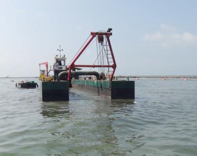 China 450 mm 18 inch hydraulische schuurmachine zuigdrager schip voor zanddragen met een afstand van 1,5 km Te koop