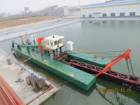 China 14 m Dredging depth 1400 cbm/h Solid Sand Cutter Suction Dredger for Compacted Soils Dredging for sale