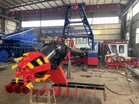 China Small Sand Dredging Ship High Capacity Sand Extraction Solution For Dredging Depth 8m for sale