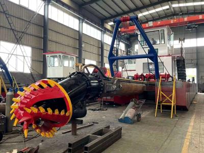 China Malásia 14 polegadas 300m3/h cortador de areia dragadora de sucção para bombeamento de areia fluvial for sale