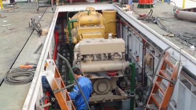 China Customized suction dredger 8 Inch To 26 Inch Non Self Propelled Diesel Power With Spud Carriage for sale