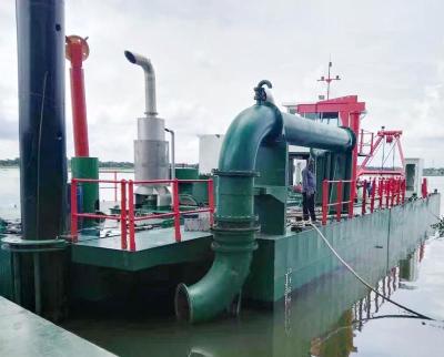 China Hydraulic Controlling Hydraulic Cutter Suction Dredger With Cummins Engine And Plc Siemens Operation Desk for sale