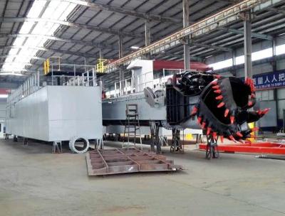 China Hydraulic Controlling Hydraulic Cutter Suction Dredger With Cummins Engine And Plc Siemens Operation Desk for sale