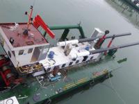 China Diesel Engine 400mm Cutter Dredger With Mud Pump for sale