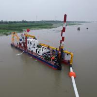 China 12 Inch Model Powerful Mud Dredging Boat For River Dredging Work for sale