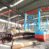 China 12 Inch Model Powerful Mud Dredging Boat For River Dredging Work for sale