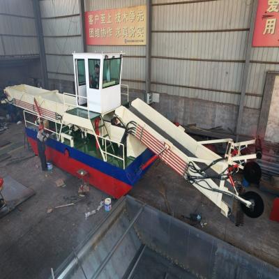 China Flussreinigungsboot für Wasservegetation ohne Lastzug 0,55 m Hohe Segelgeschwindigkeit ≥ 4 km/h zu verkaufen