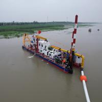 China Cutter Suction Dredging Vessel for River Sand Mining for sale