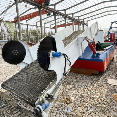 Cina 60 kW per raccolta di erbaccia acquatica Macchina per raccolta di giacinti idrici progettata per una profondità di raccolta da 0 a 1 m in vendita