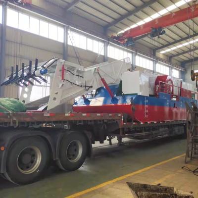 Cina 60 kW per raccolta di erbaccia acquatica Macchina per raccolta di giacinti idrici progettata per una profondità di raccolta da 0 a 1 m in vendita