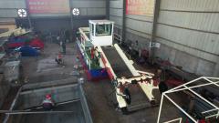 Barco de limpeza de alta eficiência para venda direta de fábrica de lagos e rios