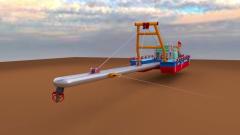 High Performance 18 Inch Cutter Suction Dredger Accelerate Dredging Work In African