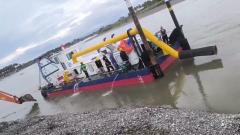 Jet-Saugbagger mit Hochdruckwasserpumpe