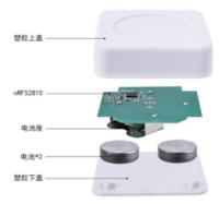 China Indoor Positioning Bluetooth Beacon Tag IP67 CE Certification for sale