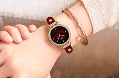 Cina Smart Watch del monitoraggio di salute dello schermo del giro di IP68 BT5.0 per le donne in vendita