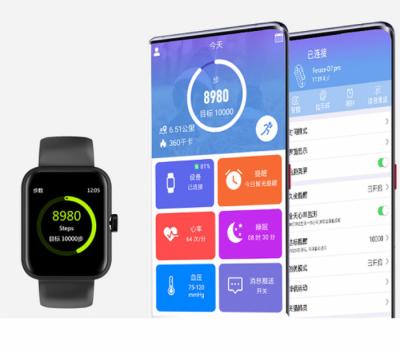 Cina Certificazione a pile dello Smart Watch KC del monitoraggio di salute IP67 in vendita
