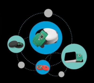 China BLE 5.0 80 Meters 32bit Bluetooth Beacon Tag With Sensors for sale