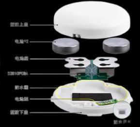 China BLE 5.0 80 Meters 32bit Bluetooth Beacon Tag With Sensors for sale