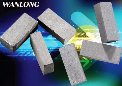 China WANLONG diamond gangsaw segment for stone block cutting ,diamond segments for marble stone blcok cutting for gang saw for sale