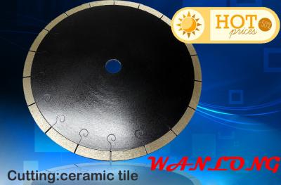 China Diamond segmented saw blade for stone panel cutting, diamond cutting blade for stone slab and brick cutting for sale