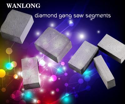 China WANLONG diamond segment manufacturing process diamond tools and diamond segment for stone asphalt and concrete cutting for sale