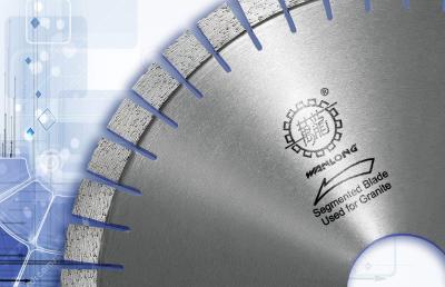 China Europe quality quiet diamond blade in low noise cutting stone slab-stone tile cutting diamond blade for granite stone for sale