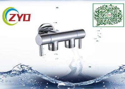 China Two Way Shower Head Valve Diverter , Two Handle Brass Diverter Valve For Shower for sale