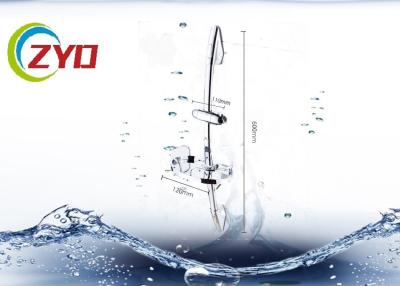 China Chrome Stainless Steel Handheld Bathroom Shower Set With Adjustable holder Shower Hand And Shower Hose for sale