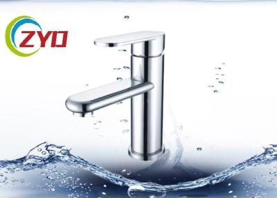 China ABS Plastic Water Tap Faucet  With Decoration White Color Deck Mounted for sale