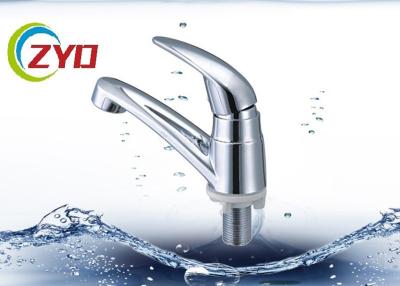 China Plastic Single Kitchen Faucet , Lead Free Deck Mounted Single Handle Sink Faucet for sale