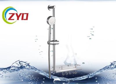 China CE Bathroom Shower Sets 60CM Aluminuim Tube Chrome Rainfall Shower Set for sale