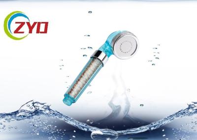 China PC Green Color Three Function Bathroom Shower SPA Rainfall Jetting Massage Handheld Water Saving Head Hand Shower for sale