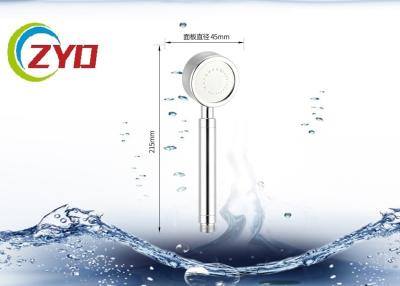 China Aluminium Silver Three Function Bathroom Shower SPA Rainfall Jetting Massage Handheld Water Saving Head Hand Shower for sale