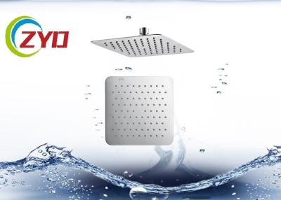 China 20X20mm Squre Super Thin Water Saving 304Stainless Steel Brushed Chrome Bathroom Accessory Waterfall Shower Hand for sale